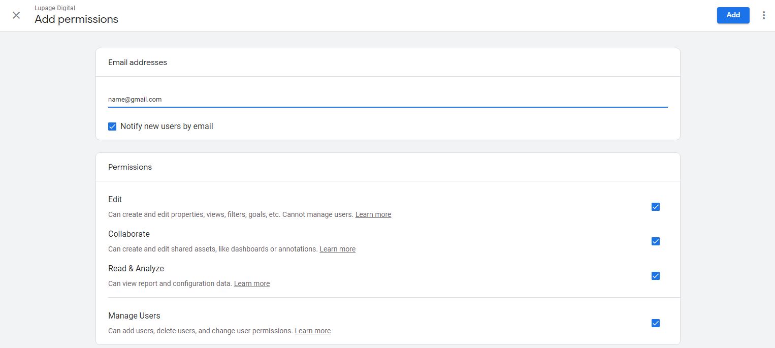 How To Add Users To Google Analytics Account [A Guide]