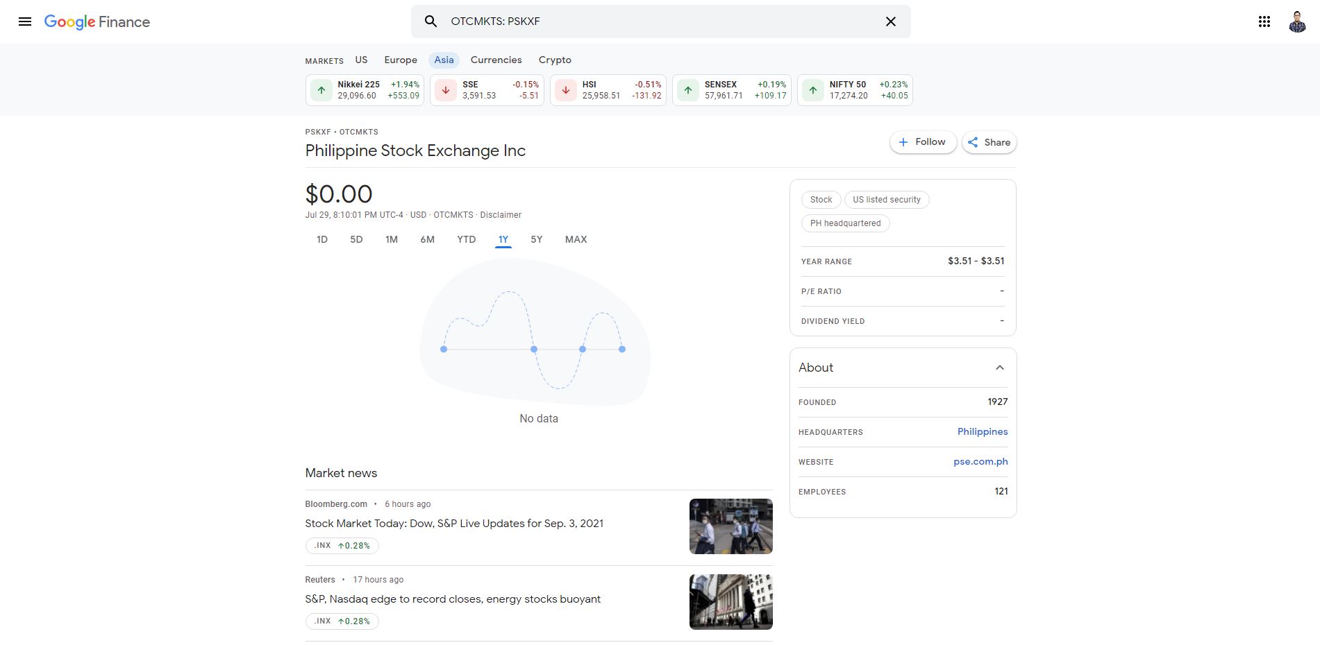 Philippine Stock Exchange API in Google Sheets [Tutorial]